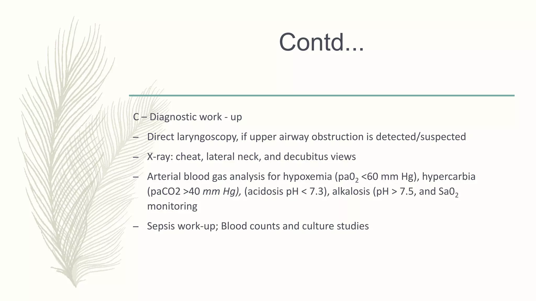 Approach to respiratory distress in children | PPTX