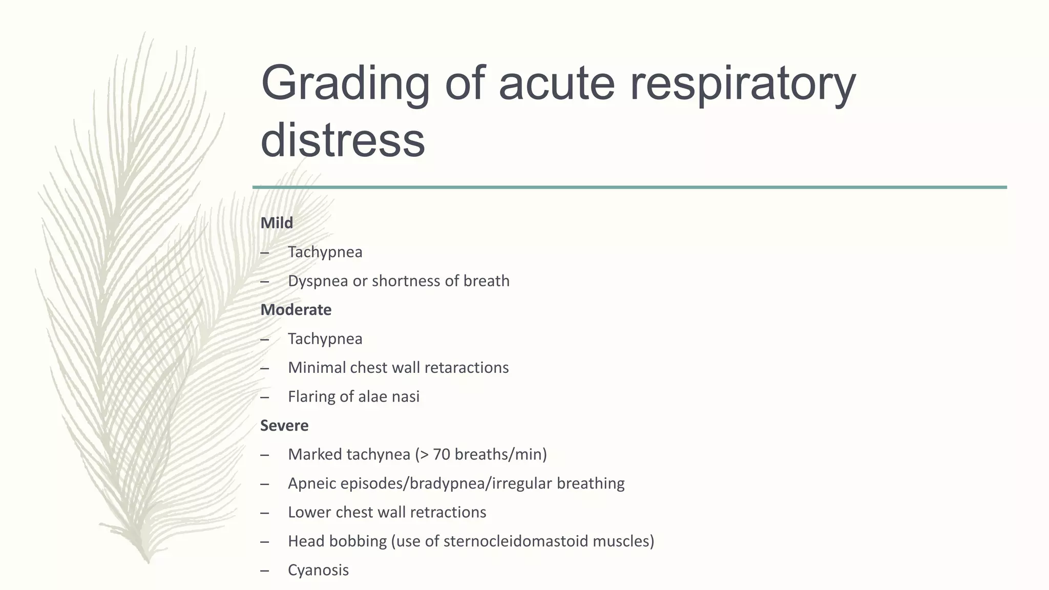 Approach to respiratory distress in children | PPTX