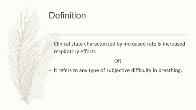 Approach to respiratory distress in children | PPTX