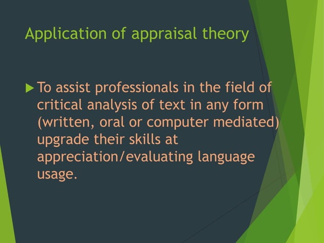 Appraisal Theory | PPTX | Science