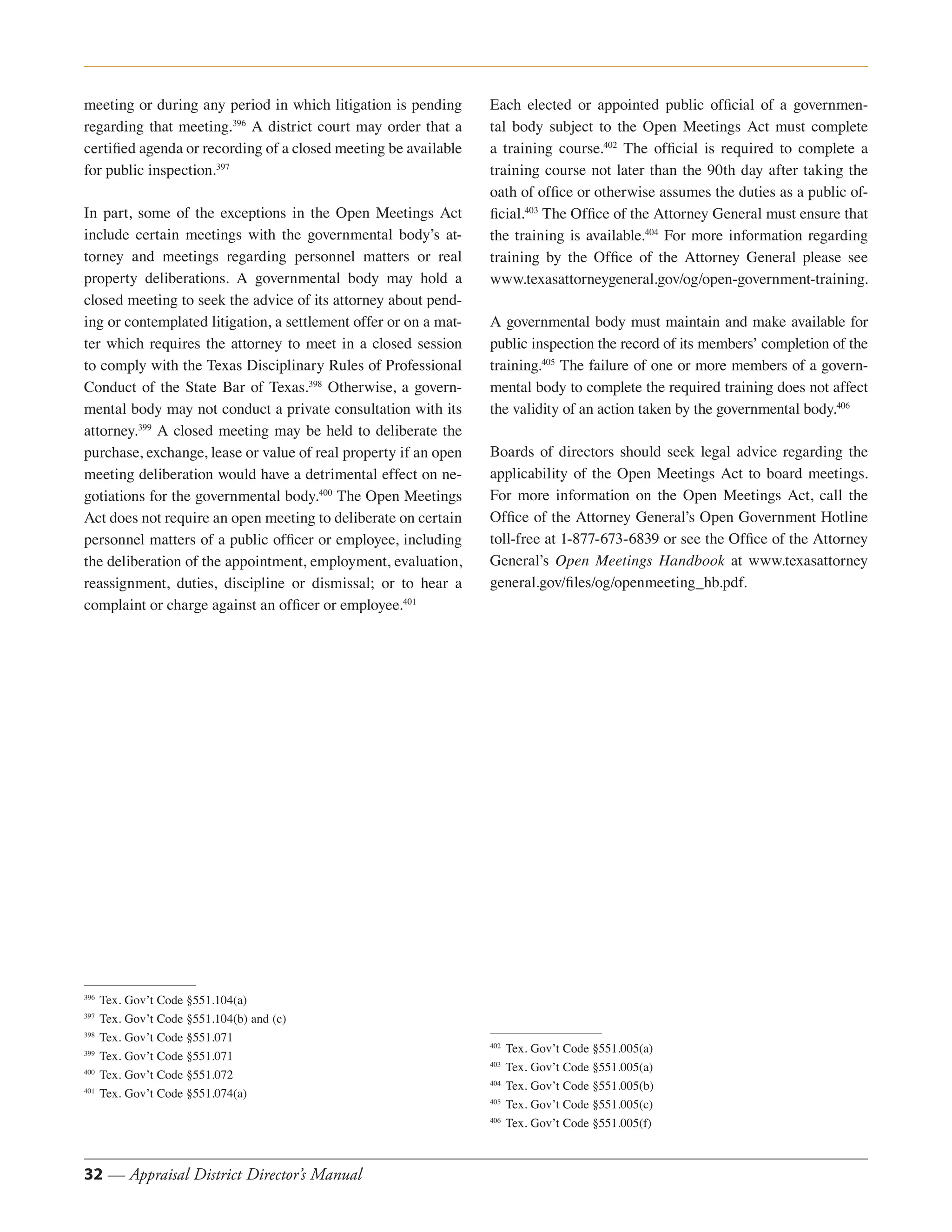 Appraisal District Director's Manual | PDF