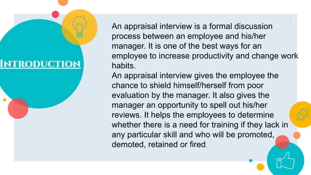 Appraisal interview | PDF