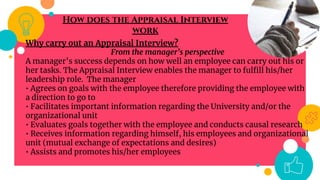 Appraisal interview | PDF