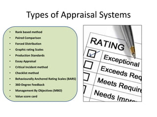 Appraisal process | PPTX