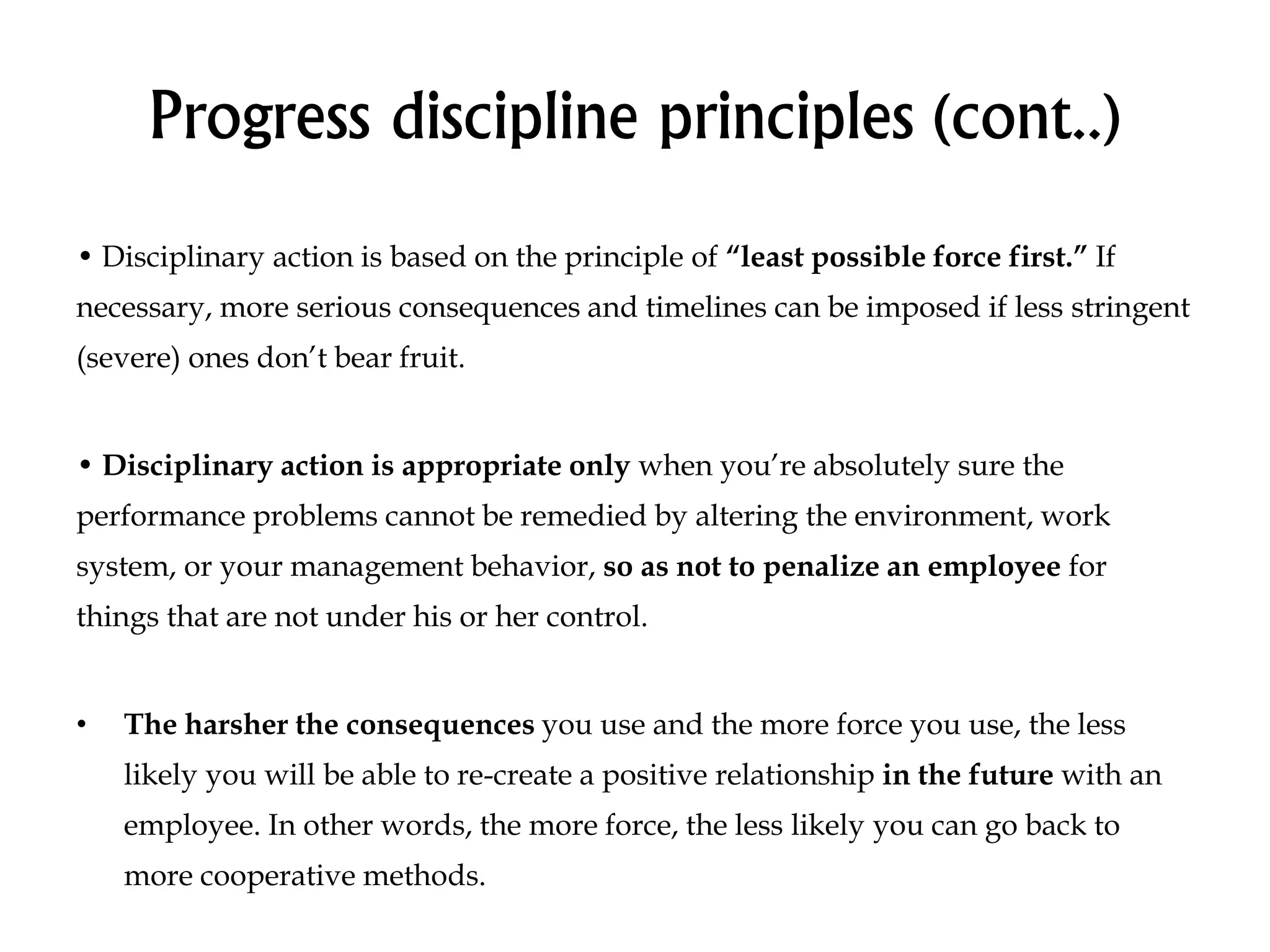 Review Meetings and Progress discipline principles | PPT