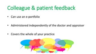 Appraisal & Revalidation for locum doctors | PPTX