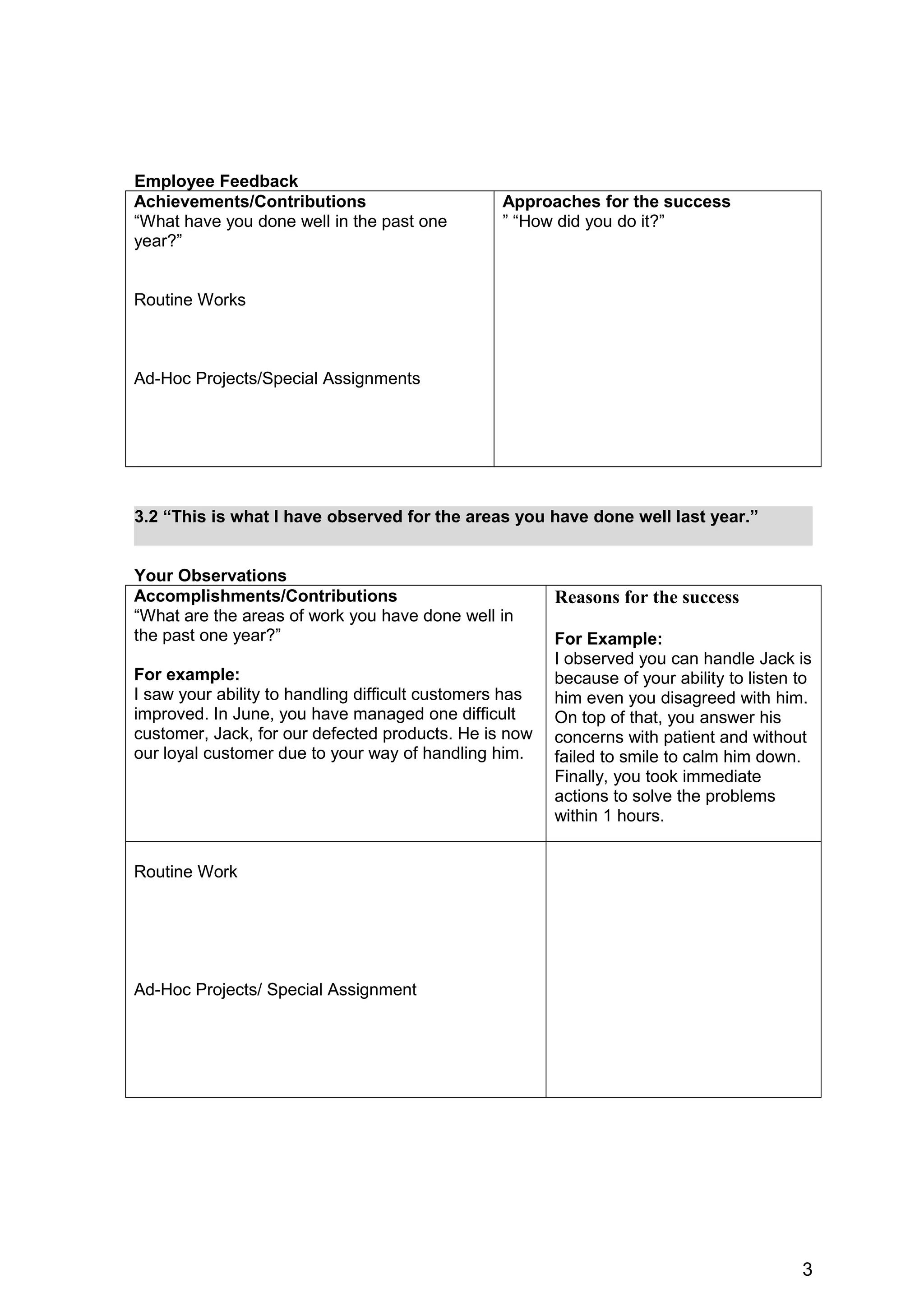 Appraisal Review Conversation | DOC