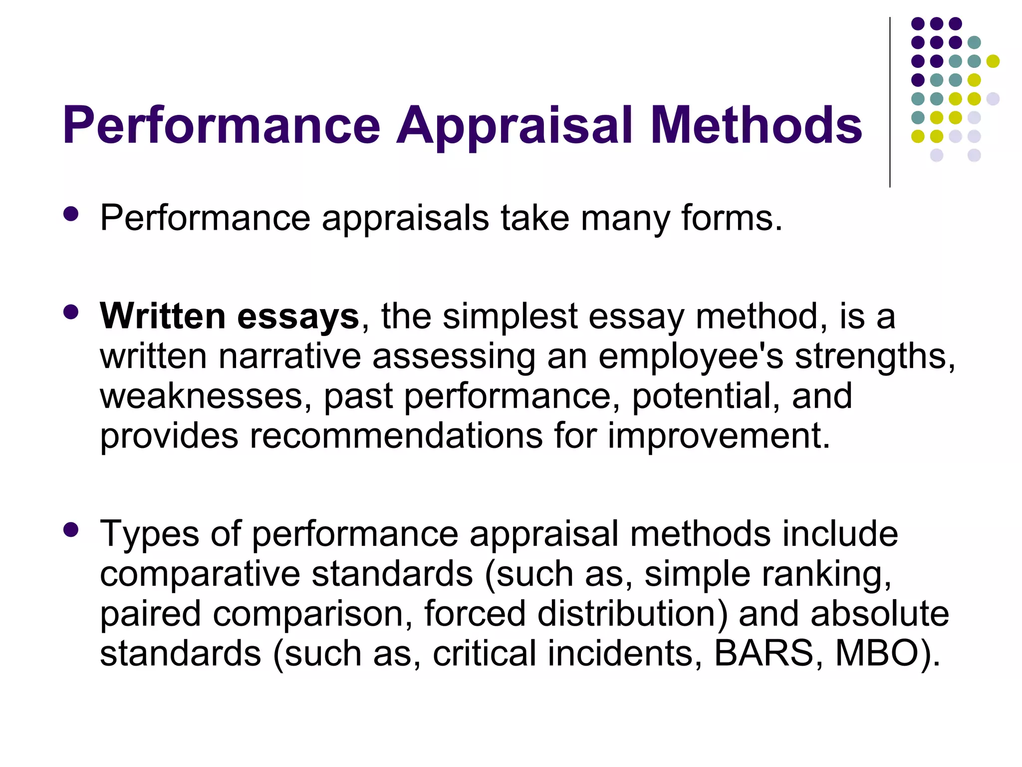 Appraisal types | PPT