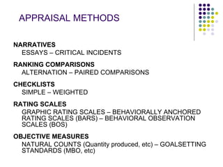 Appraisal types | PPT