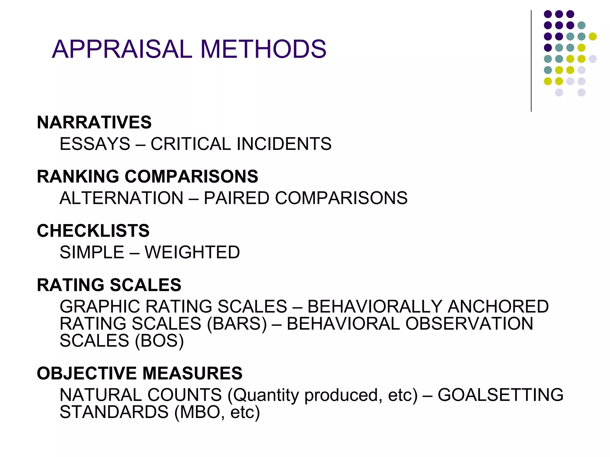 Appraisal types (1) | PPT