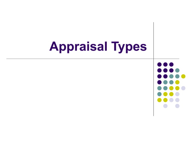 Appraisal types (1) | PPT