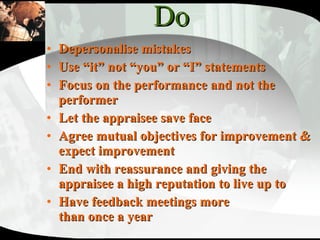 Appraisal Workshop | PPT