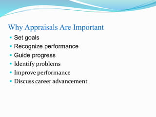 Appraising for recognition & reward | PPTX