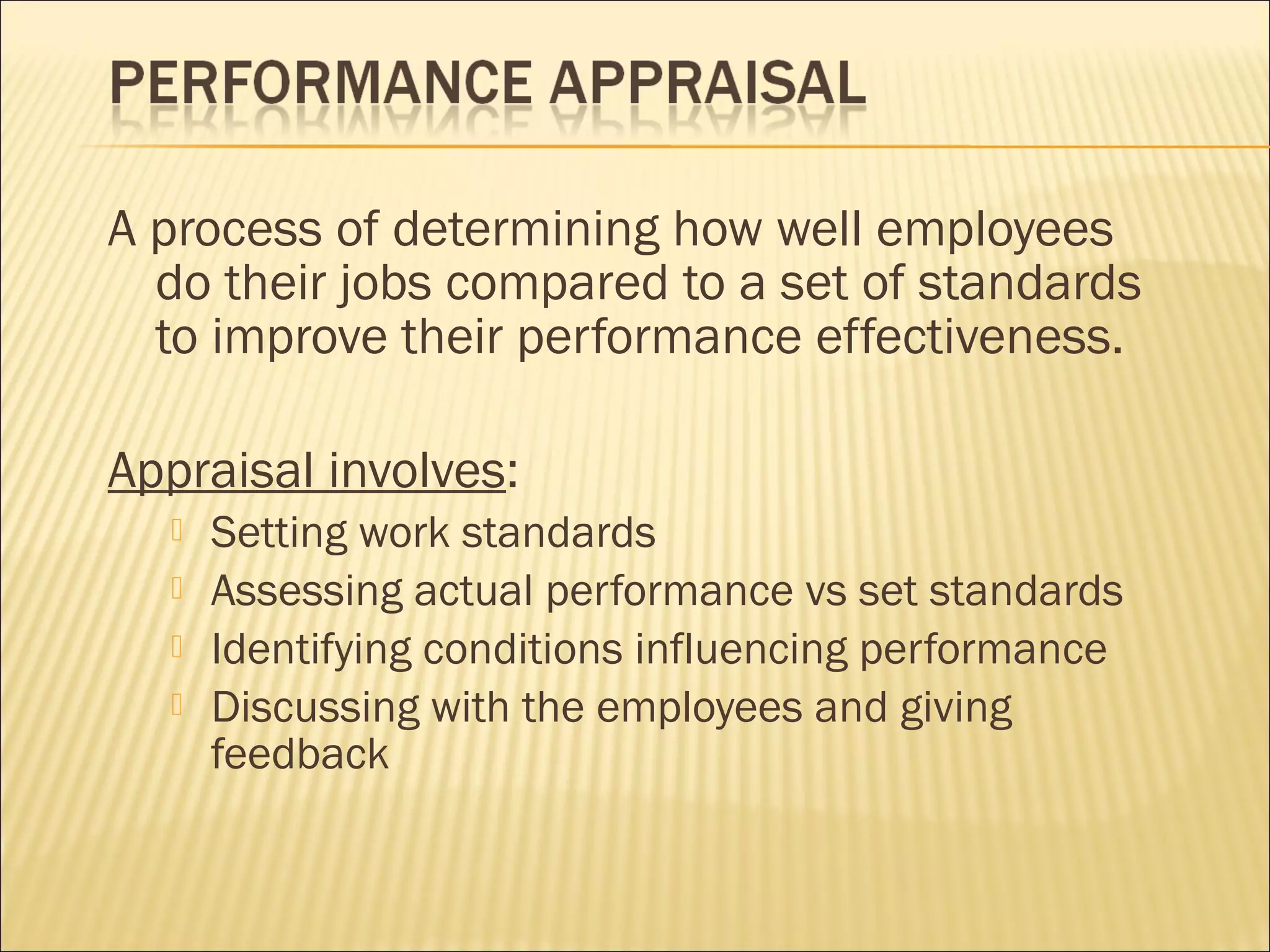 Performance Appraisal | PPT