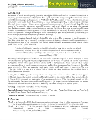 Appraising Public Value. Moore S Strategic Triangle | PDF