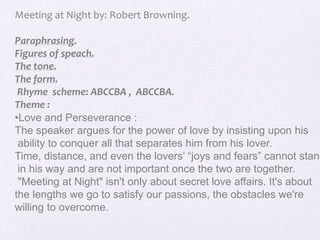 Appreciating poetry study guide | PPTX