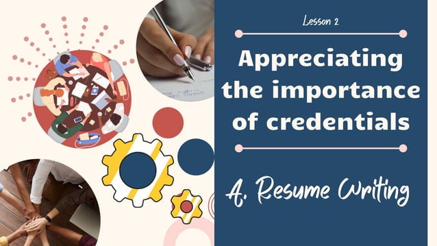 Appreciating the importance of credentials.pptx | Resume Writing and ...