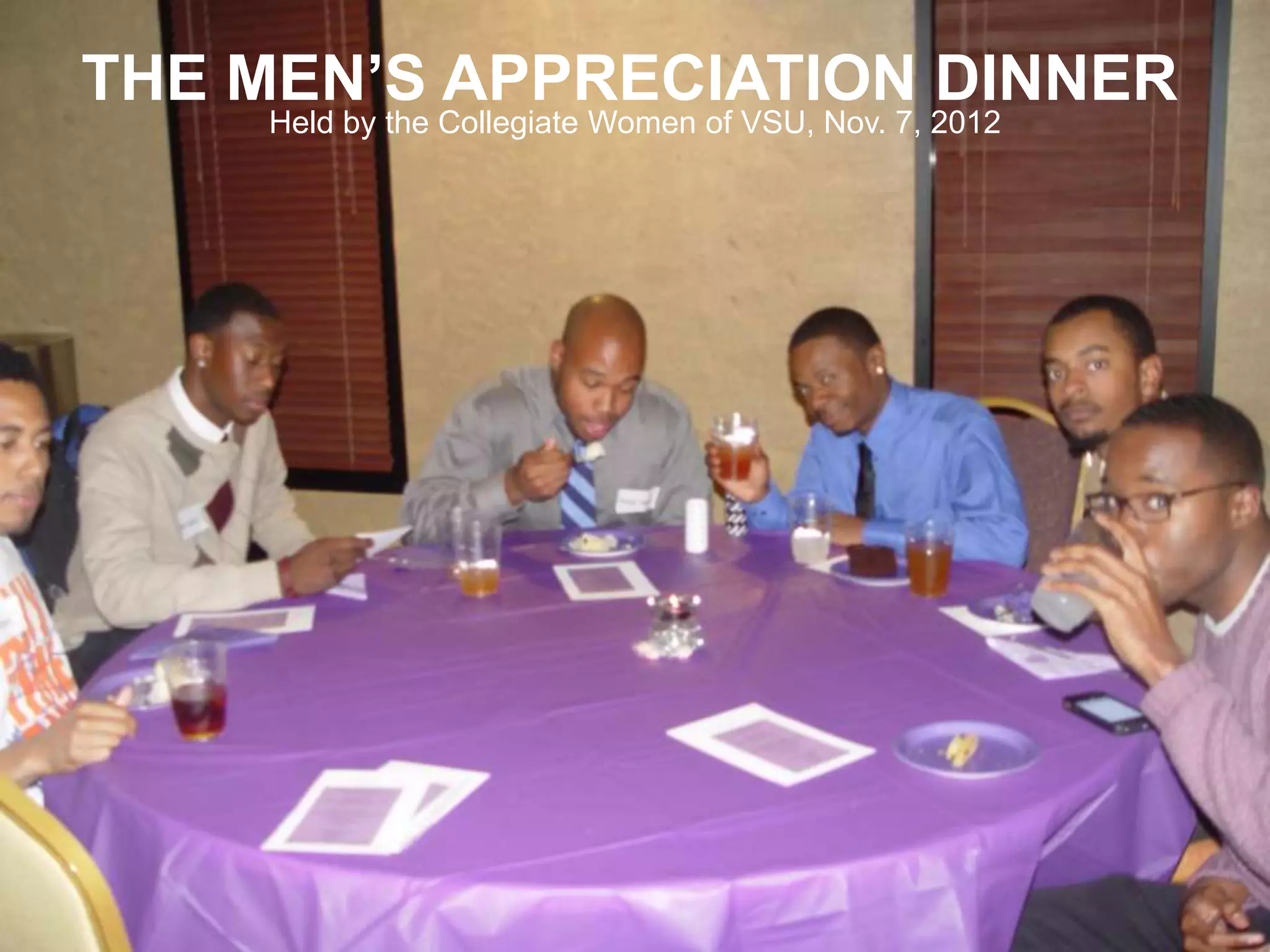 Men's Appreciation Dinner | PPTX