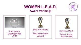 Women L.E.A.D. Toastmasters Appreciation event | PPT