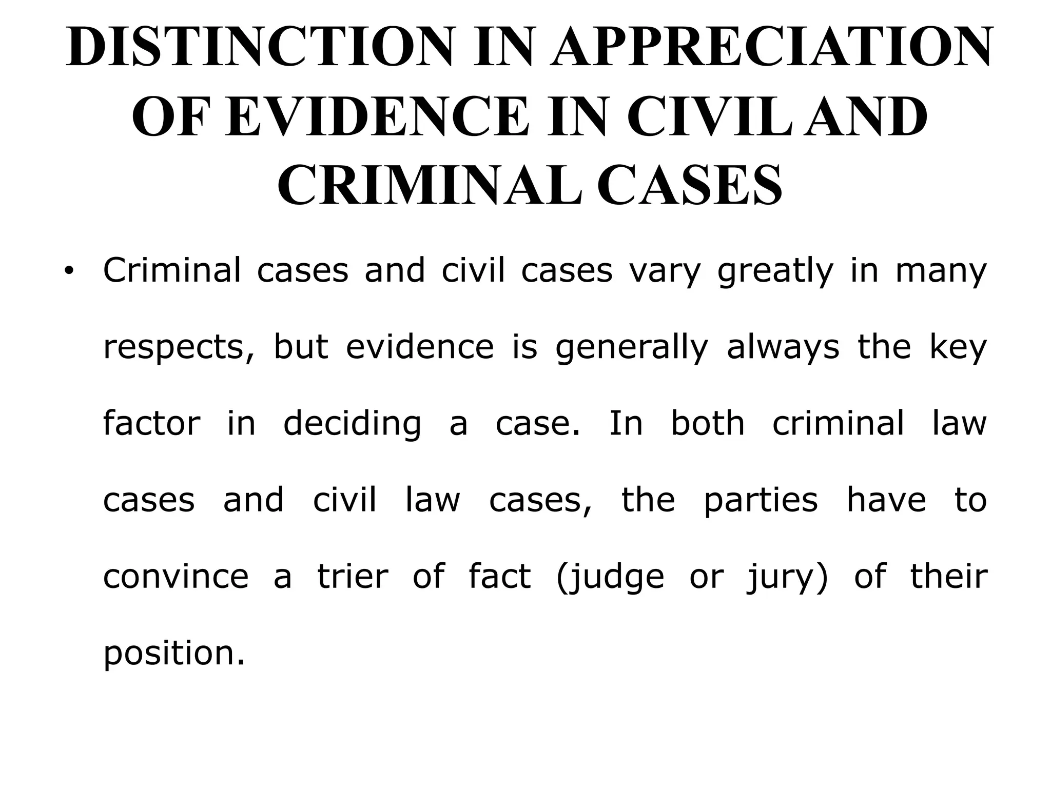 Appreciation of evidence and Types of Witness.pptx