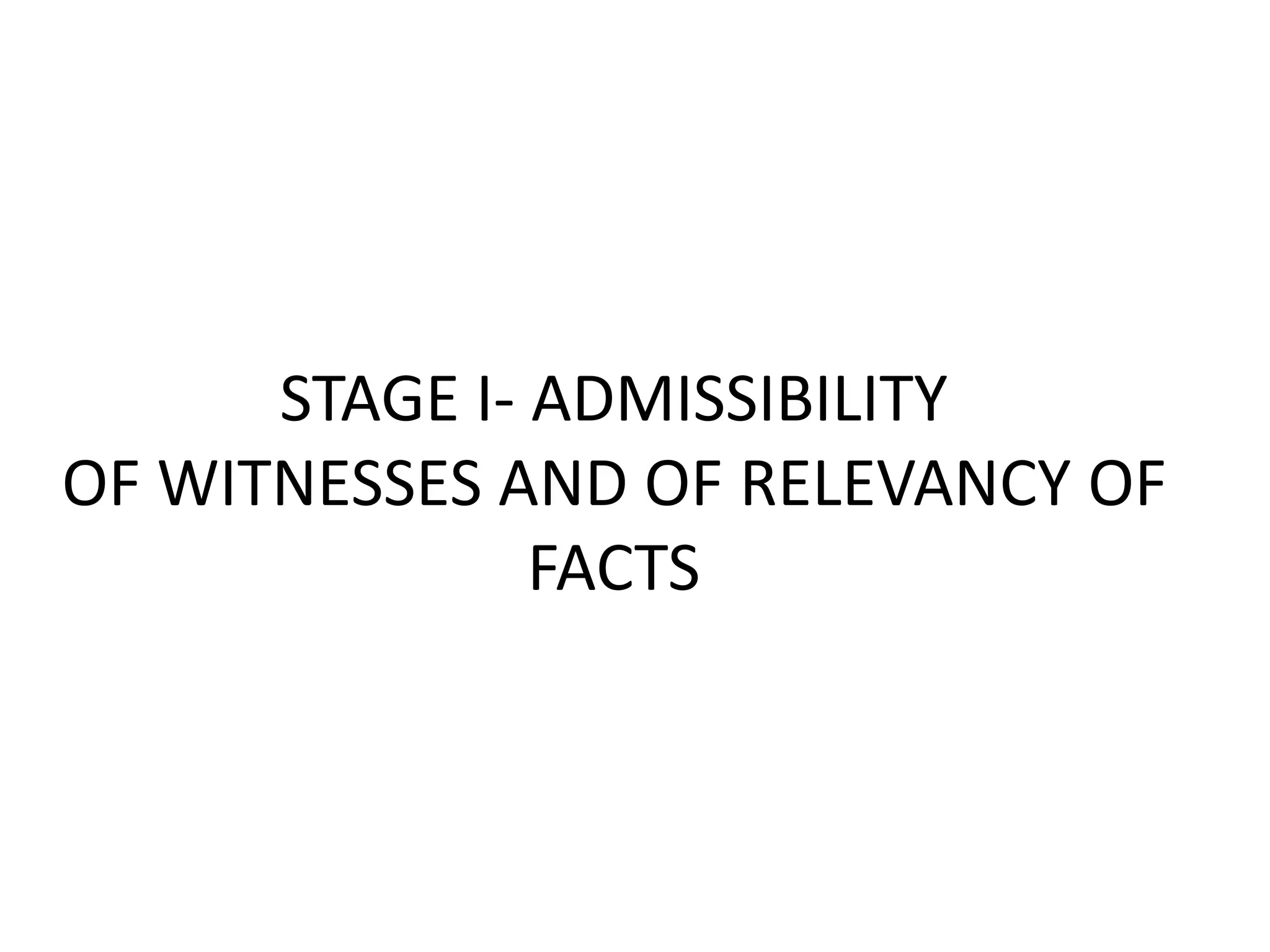 Appreciation of evidence and Types of Witness.pptx