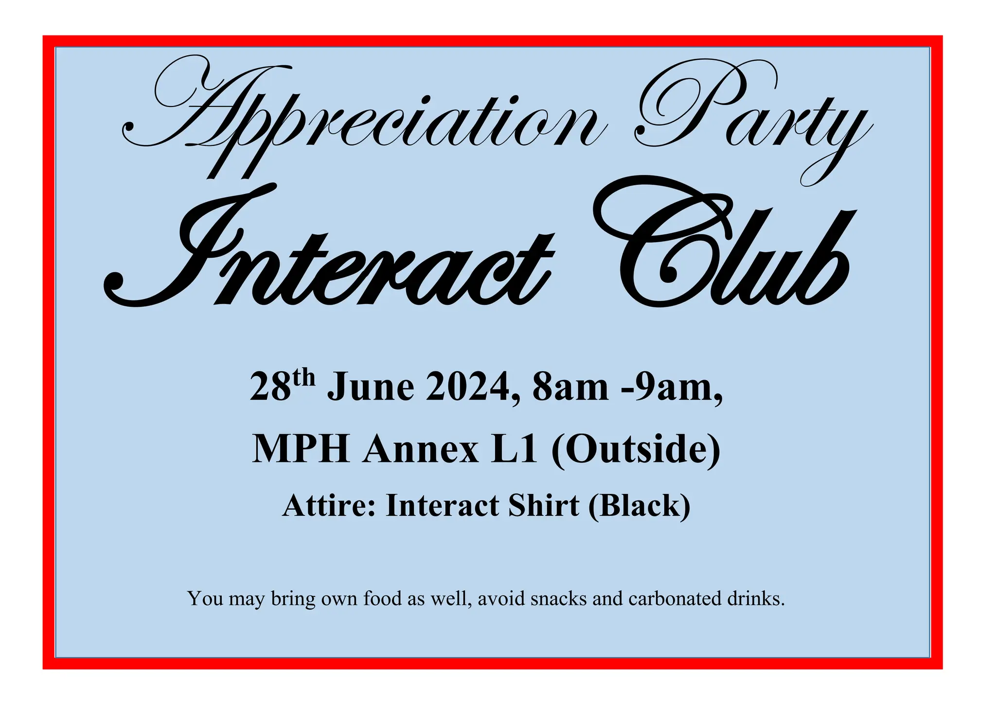 Appreciation Party Interact 2023/2024 KIS | PPT