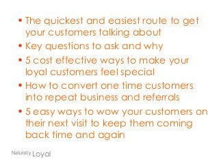 6 Simple Ways to Show Your Appreciation so your customers stay loyal to YOU