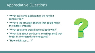Appreciative agile communitech | PPT