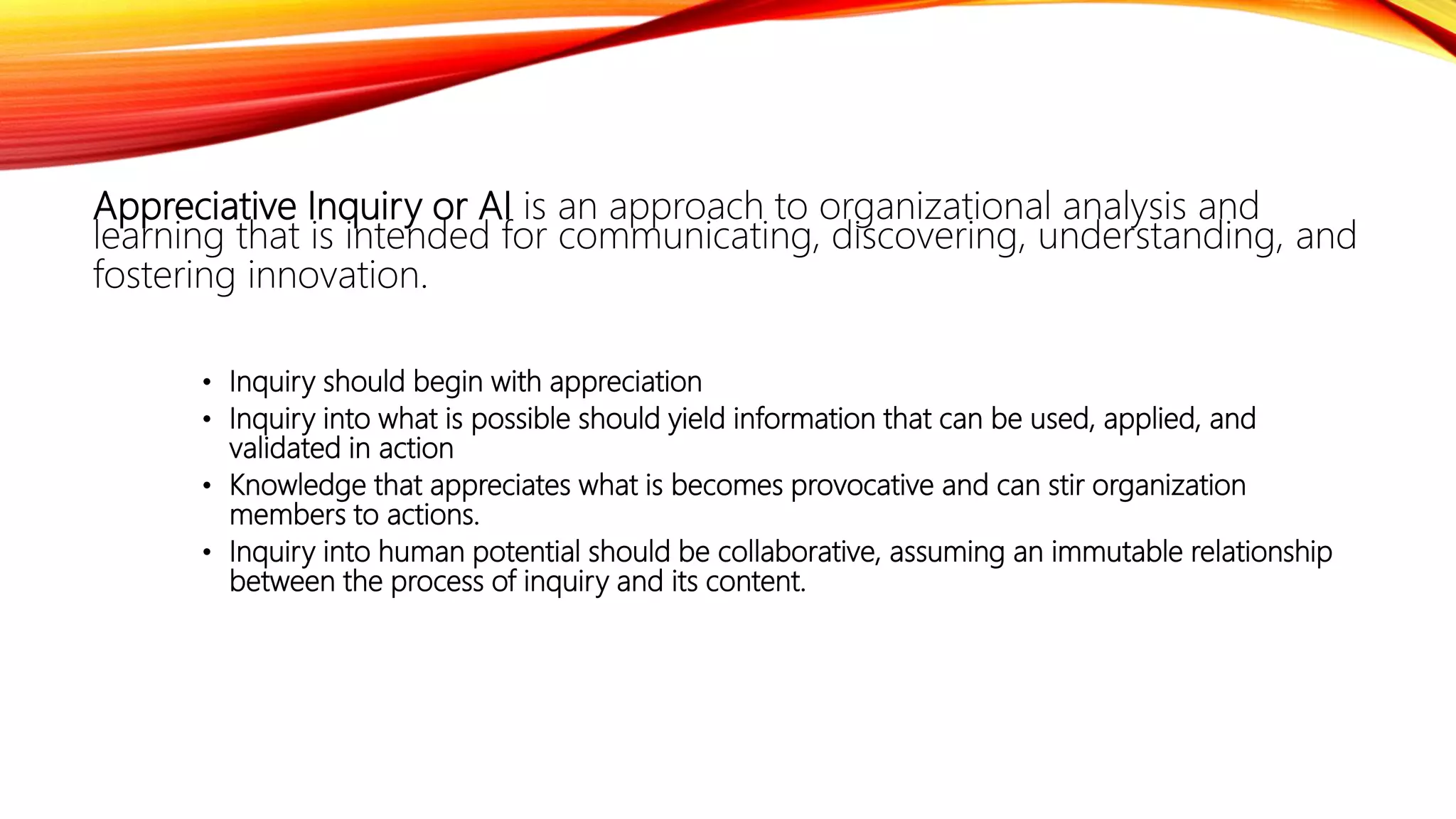 Appreciative coaching in Business | PPTX