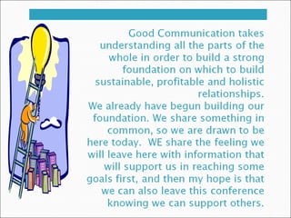 Appreciative Communication For Supply Chain | PPT