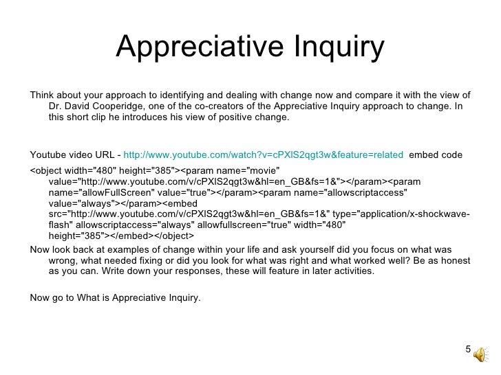 Appreciative Inquiry appreciative-inquiry