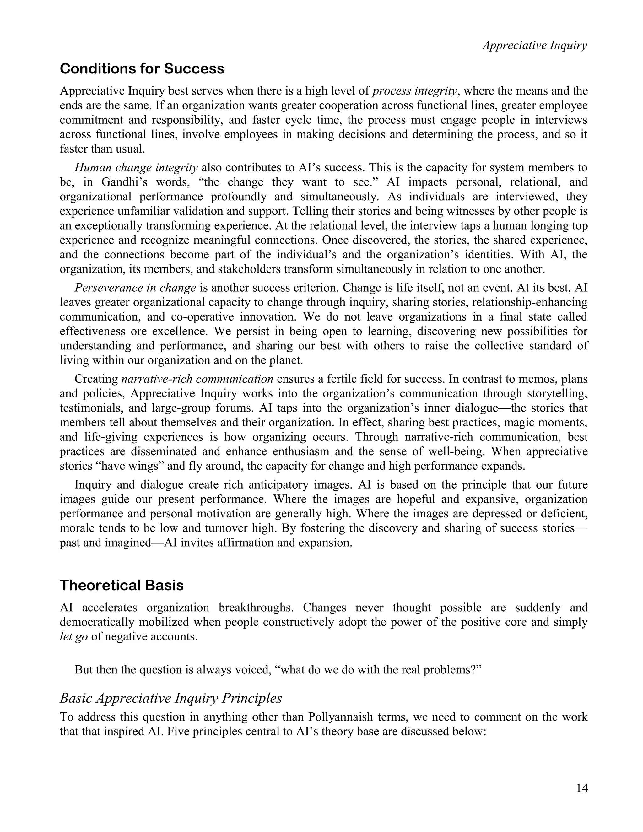 Appreciative inquiry | DOC