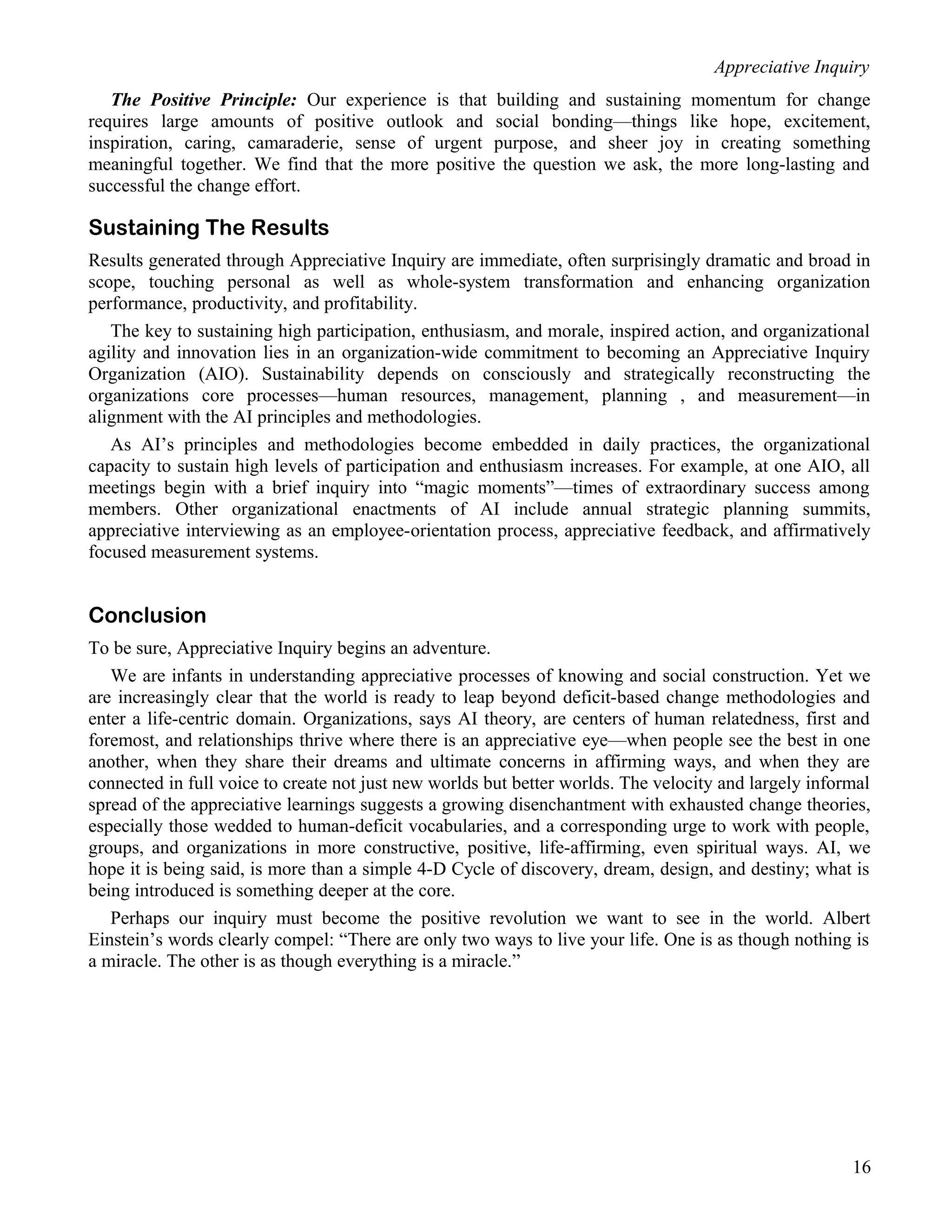 Appreciative inquiry | DOC