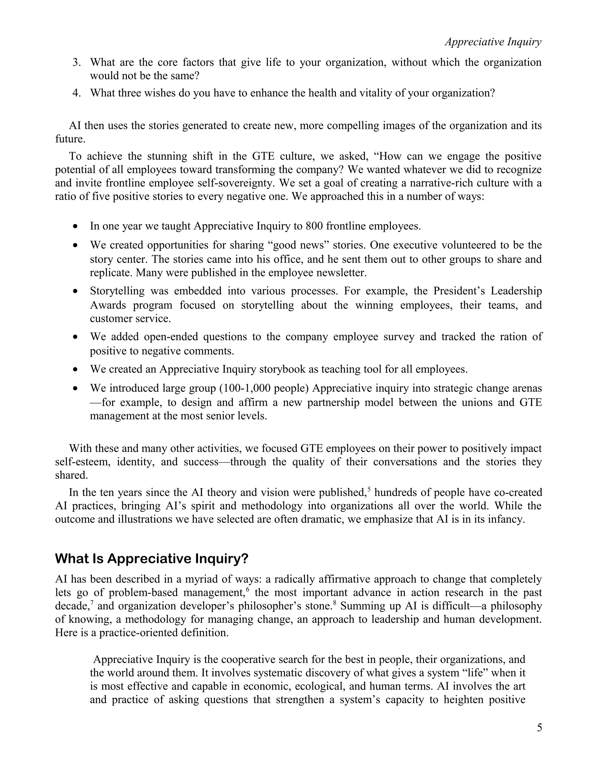 Appreciative inquiry | DOC