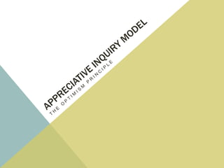 Appreciative inquiry model | PPTX