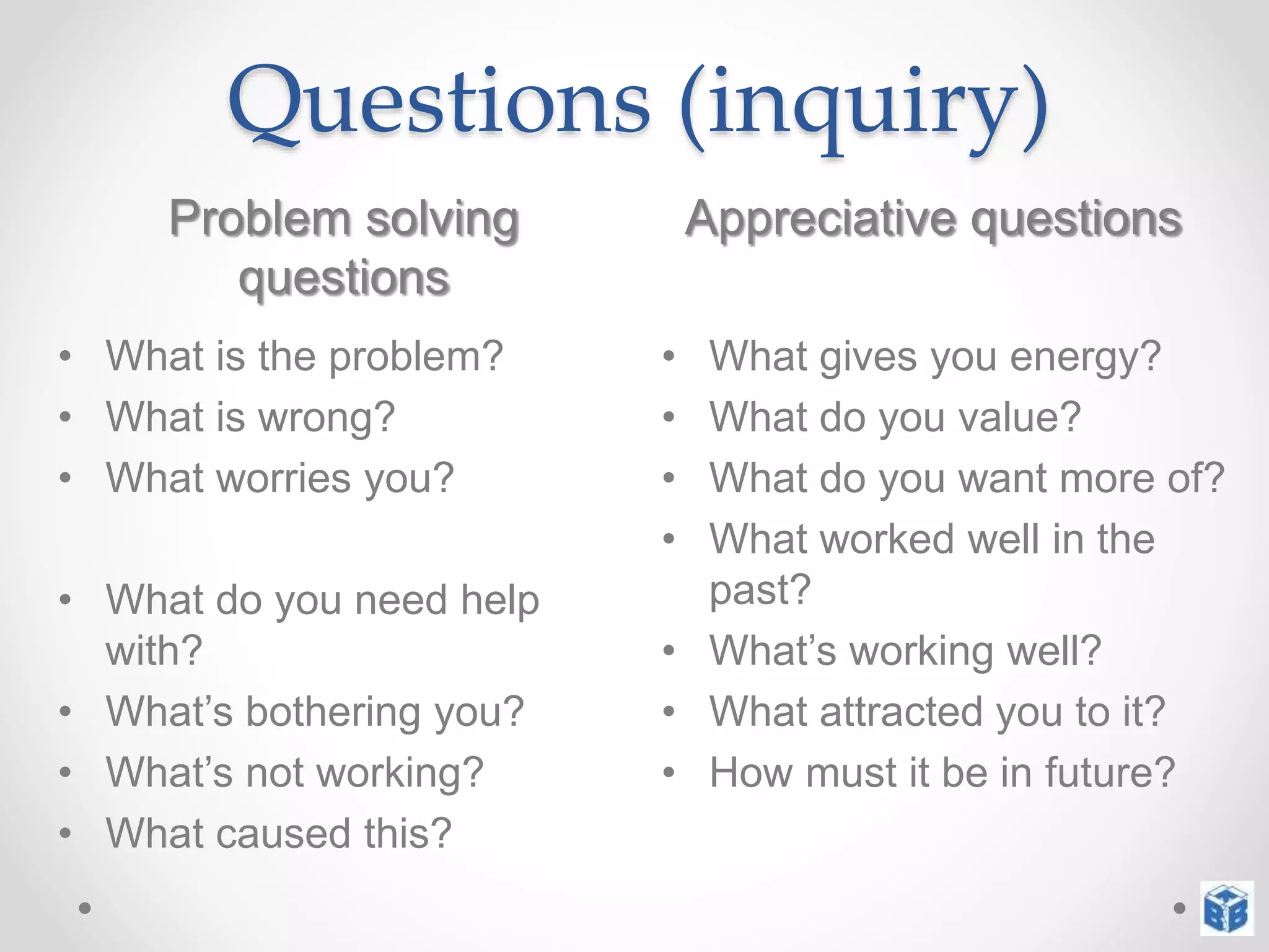 Appreciative inquiry ppt | PPTX