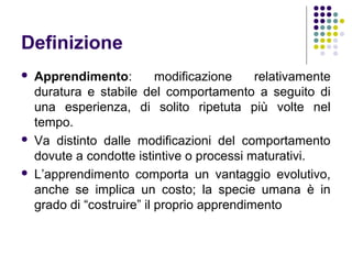 Apprendimento v | PPT