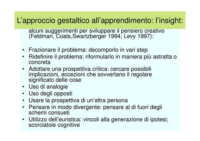 Apprendimento | PPT