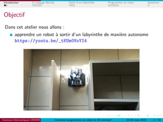Comment programmer un robot en 30 minutes? | PDF | Programming ...