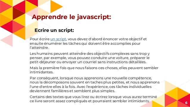 Apprendre java script facilement