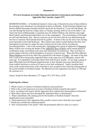 Apprentice boys of derry | PDF