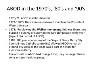 Apprentice boys of Derry | PPTX