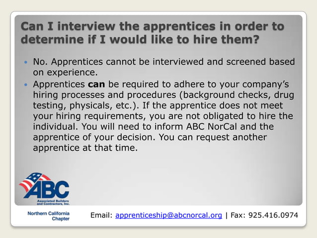 Apprentice Dispatching FAQ | PPT