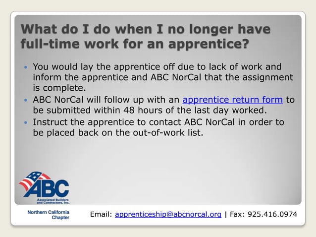 Apprentice Dispatching FAQ | PPT
