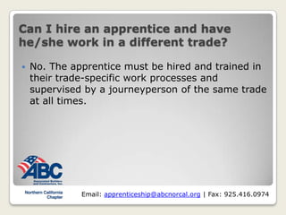 Apprentice Dispatching FAQ | PPT