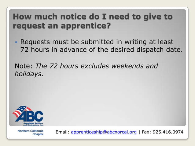 Apprentice Dispatching FAQ | PPT