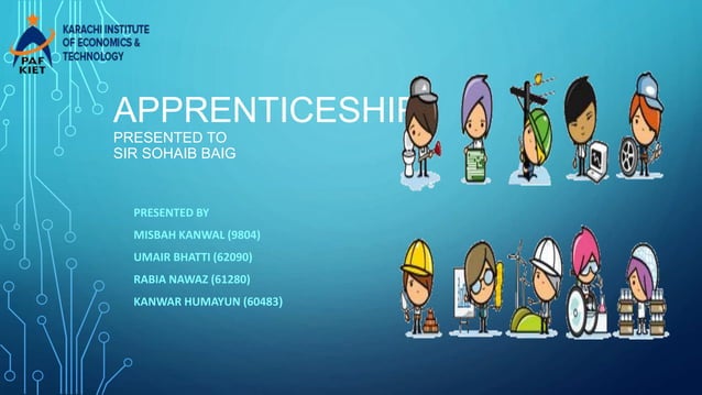 Apprenticeship Presentation | PPTX