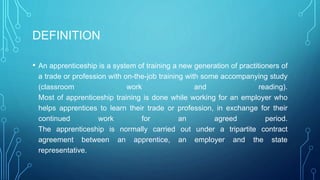 Apprenticeship Presentation | PPTX