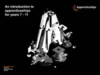 An introduction to apprenticeships for years 7-11 | PPTX