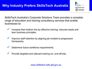 Apprenticeship and traineeship programs at skills tech australia | PPT